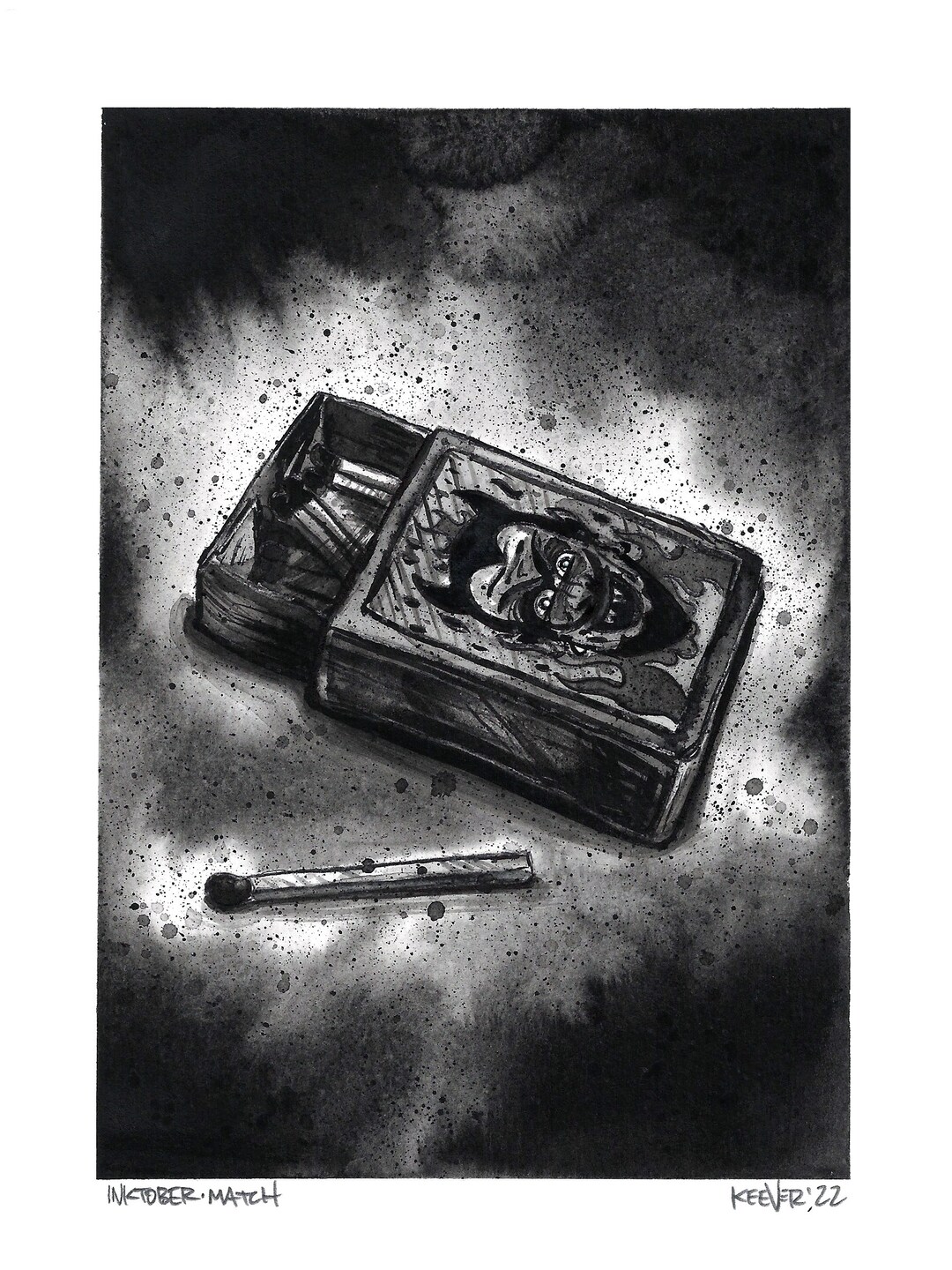 MATCHBOX - Original Watercolor Painting - Etsy