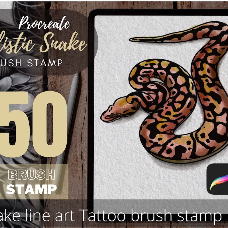 Snake Stamp - Etsy