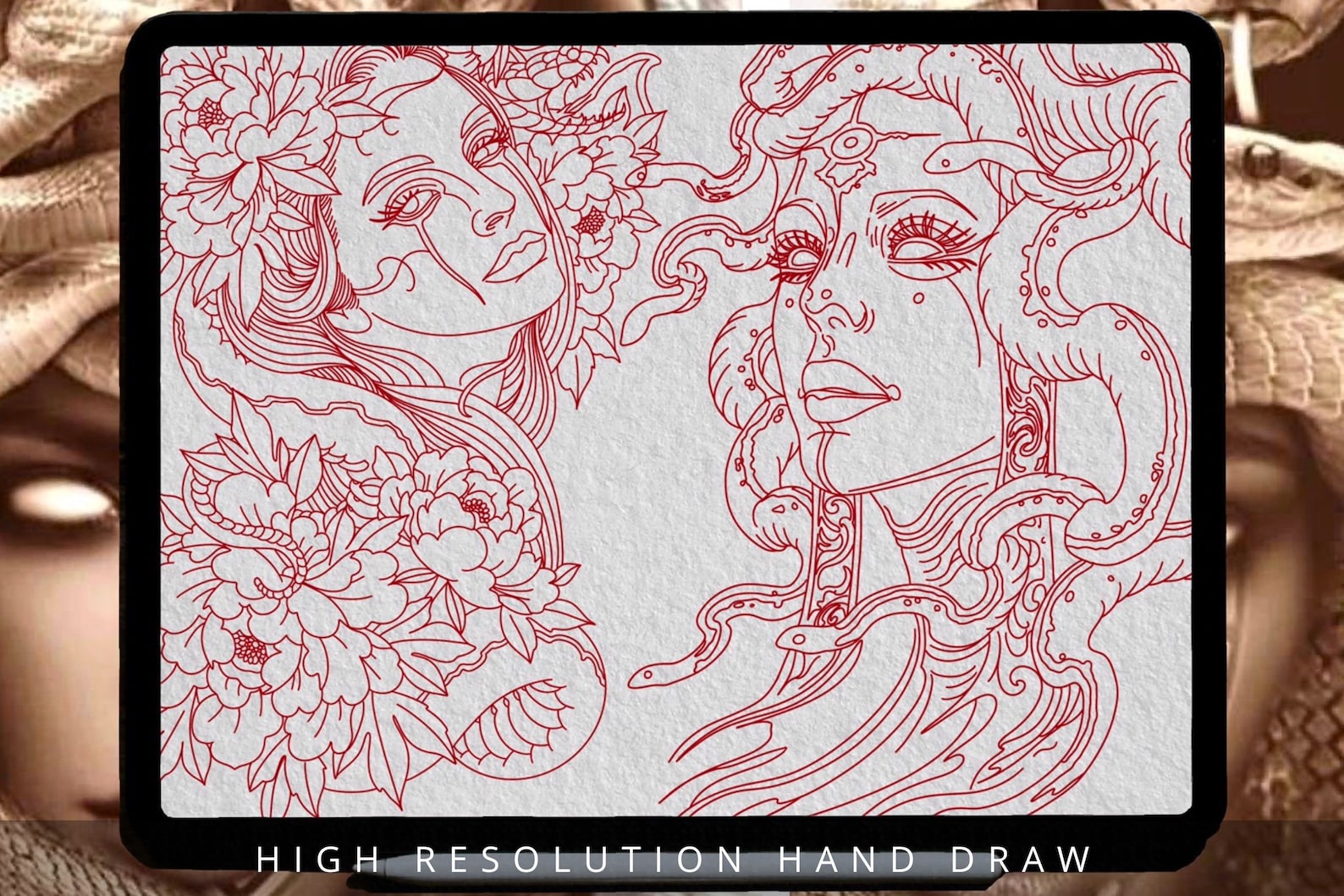 Medusa Tattoo Tattoo Design Snake Tattoo Woman Tattoo - Etsy