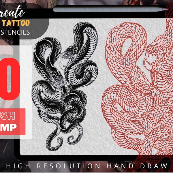 Snake Stamp - Etsy