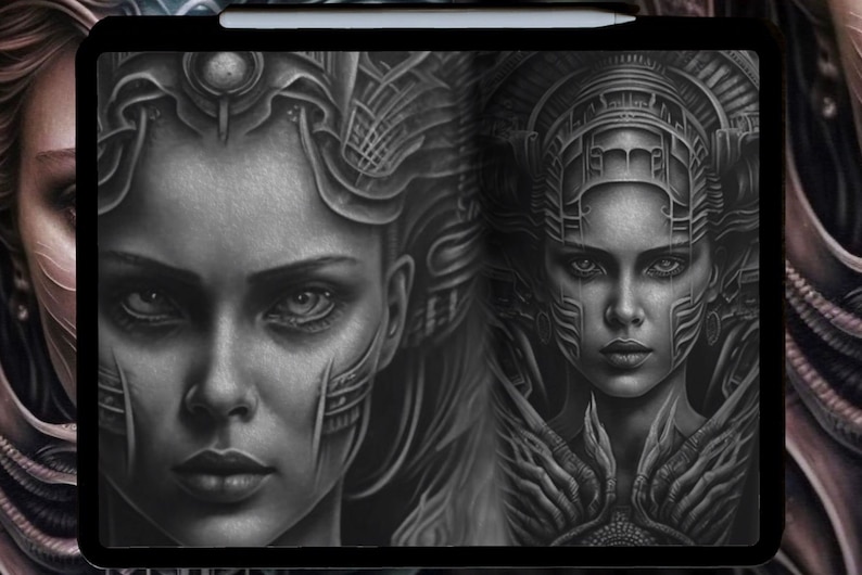 Giger Tattoo Giger Art Women Tattoo Dark Tattoo Tattoo - Etsy