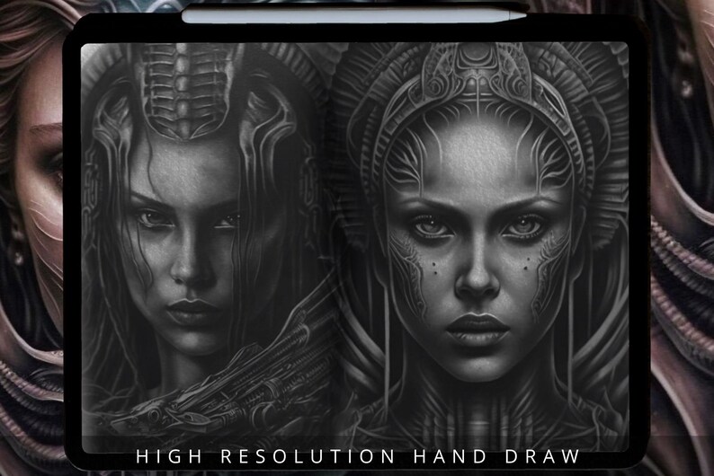 Giger Tattoo Giger Art Women Tattoo Dark Tattoo Tattoo - Etsy