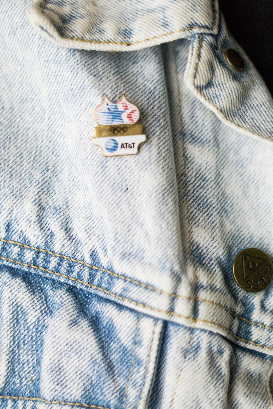 Vintage Olympics Pin 1984 Los Angeles / Vintage Lapel Pin Collectable ...