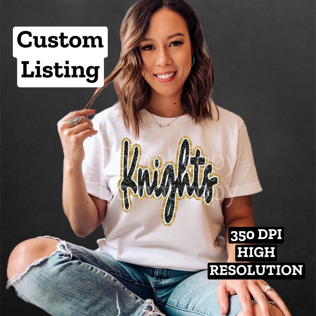 Glitter School Spirit Custom Design, Digital Download Png File for ...