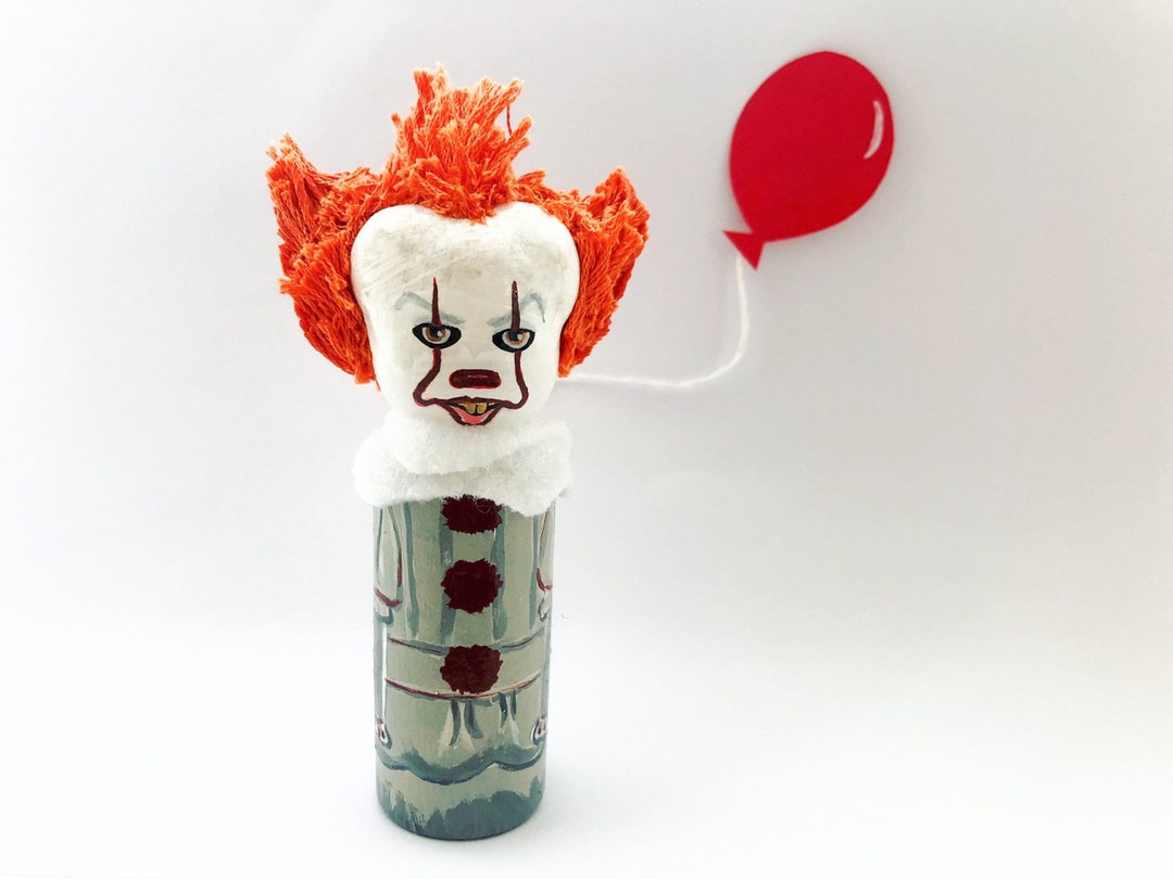Pennywise Peg Doll, New Pennywise, Pennywise Decor, Pennywise Art, It ...