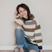 PDF Crochet Pattern for the Retro Stripes Sweater - Pullover - Megmade ...