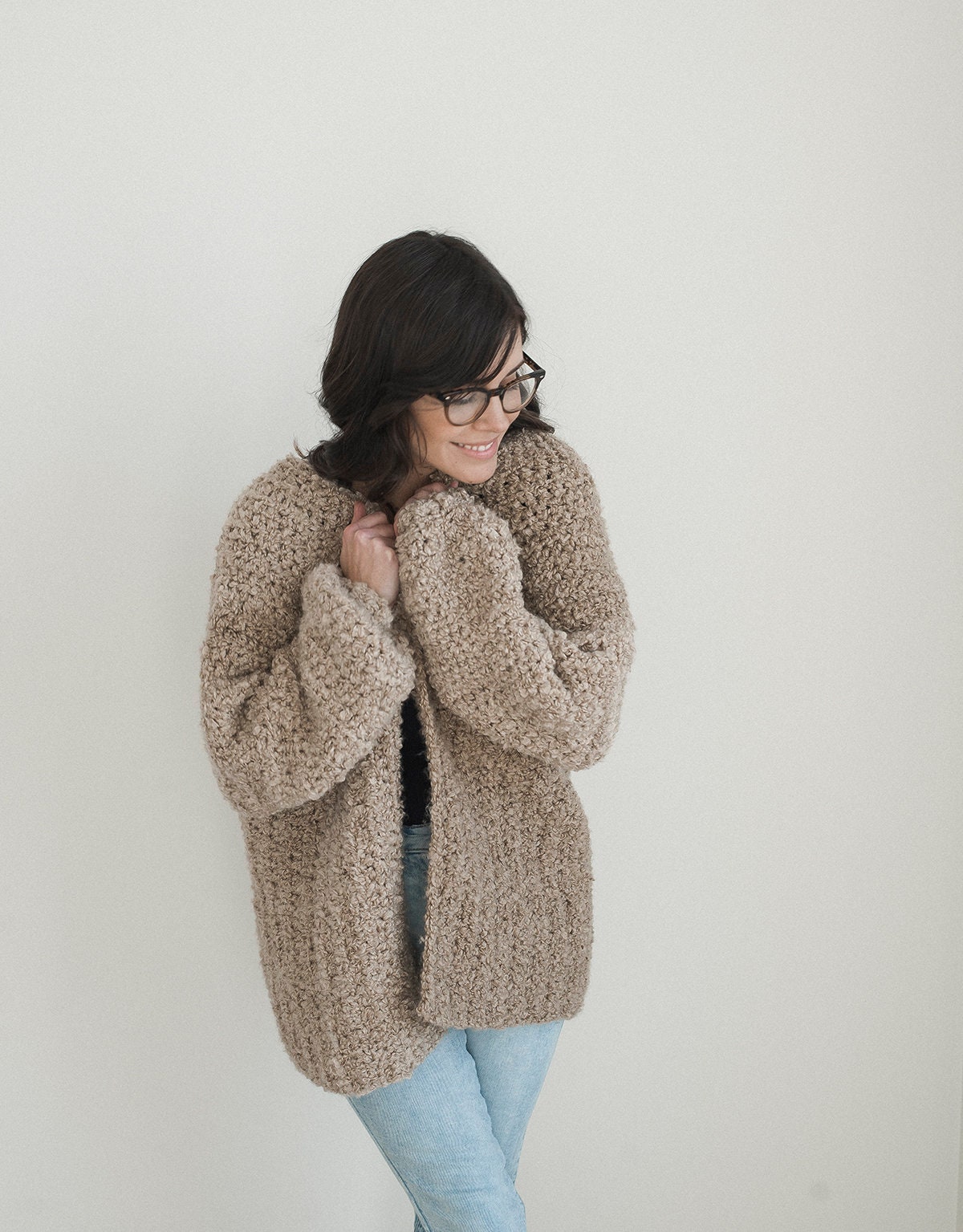 PDF Crochet Pattern for the Morning Coffee Coatigan - Crochet Cardigan ...