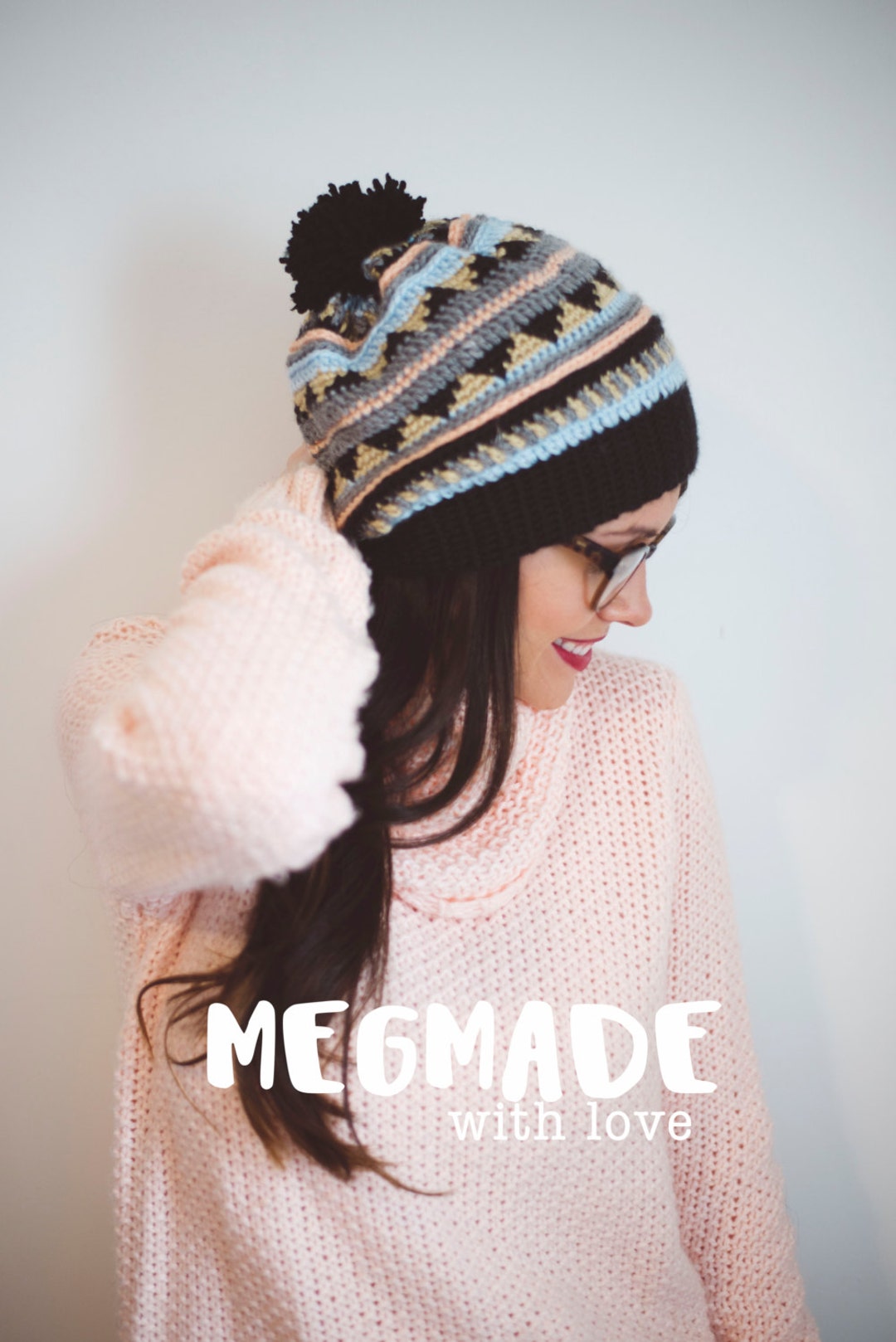 The Aztec Slouchy PDF Crochet Pattern - Etsy