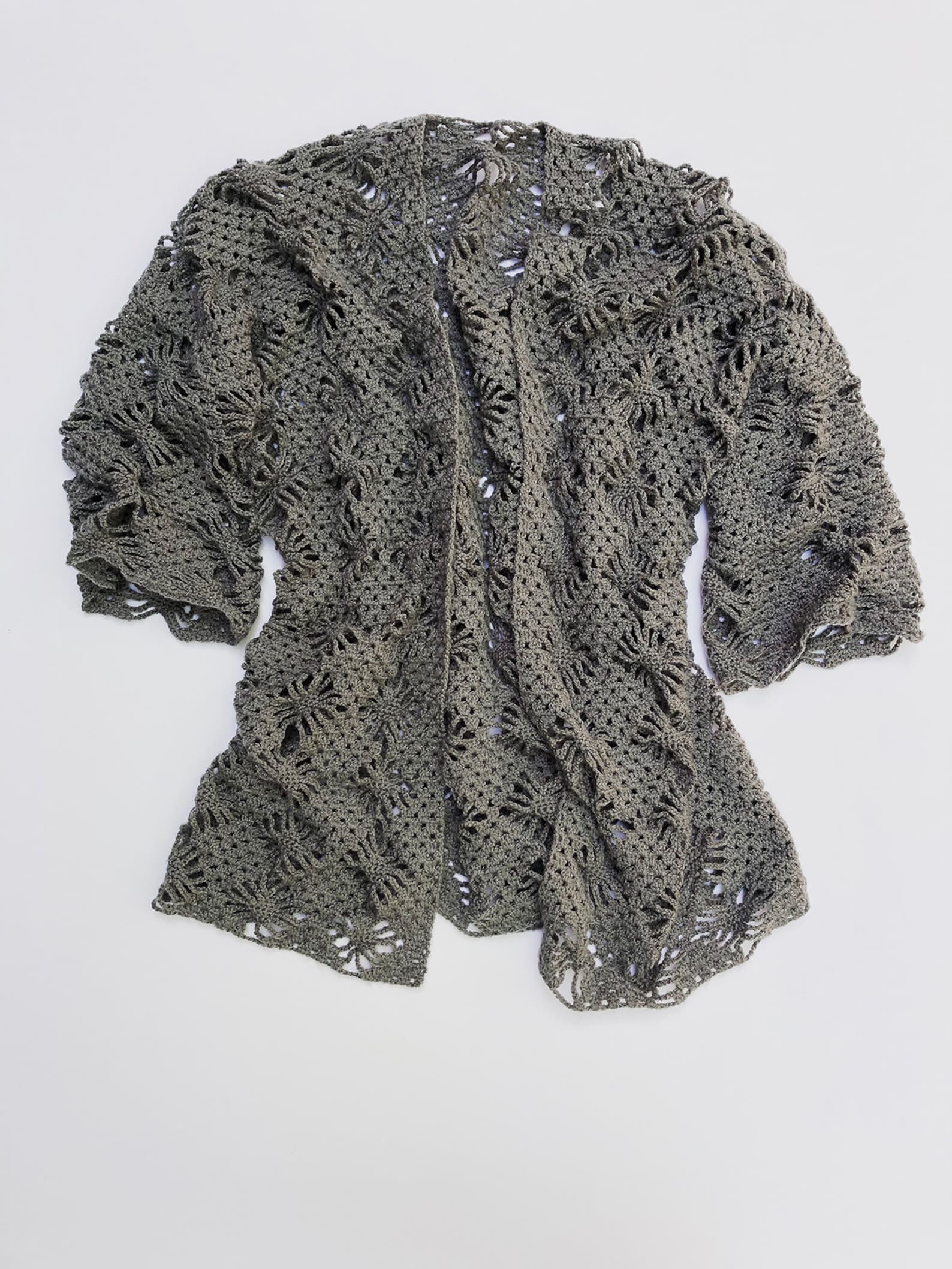 PDF Crochet Pattern for the Webwork Cardigan - Crochet Sweater ...