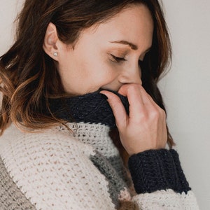PDF Crochet Pattern for the Retro Stripes Sweater - Pullover - Megmade ...