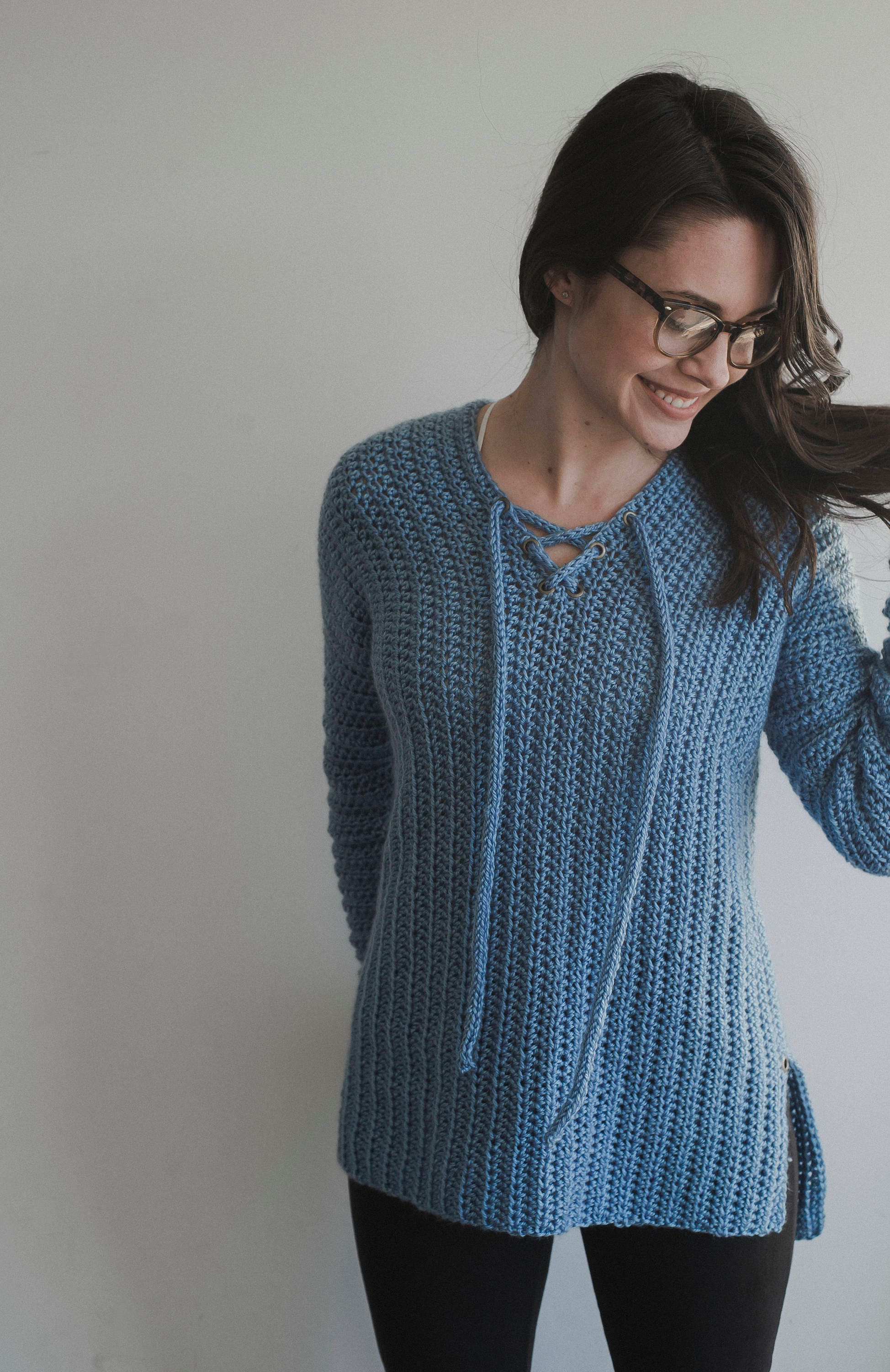 PDF Crochet Pattern for the Cross My Heart Sweater - Megmade With Love ...