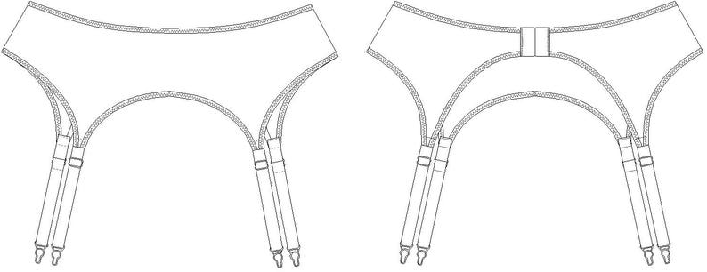 DIGITAL Lingerie Sewing Pattern / Multi-size / 4 Strap - Etsy