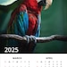 Printable 2025 Birds Calendar A3, A4, A5 - Etsy