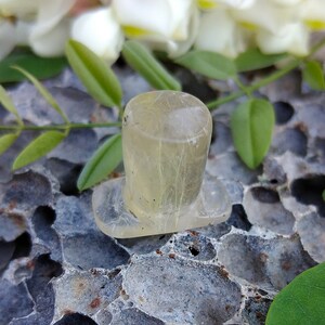 8 Mm Rutile Quartz Labret Plug Lip Plug for Stretched Lip Plug for ...