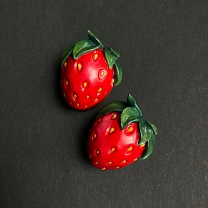 Strawberry Plugs. Summer Plugs. Fruit Plugs. 8-50 Mm Plugs - Etsy