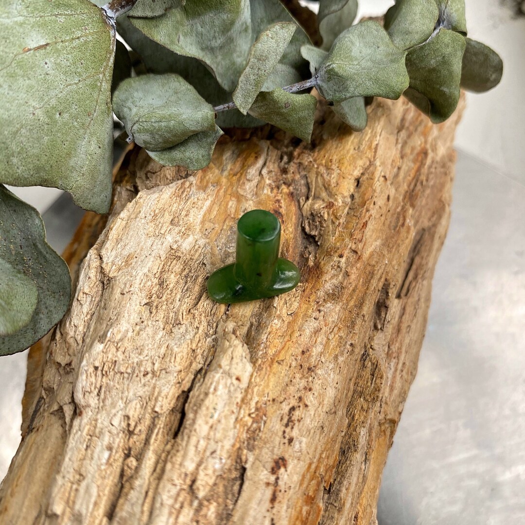 6 Mm Green Jade Labret Plug. Lip Plug. Plug for Stretched - Etsy