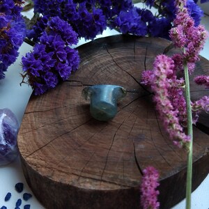 Round Labradorite Labret Plug 12 Mm Lip Plug for Stretched | Etsy