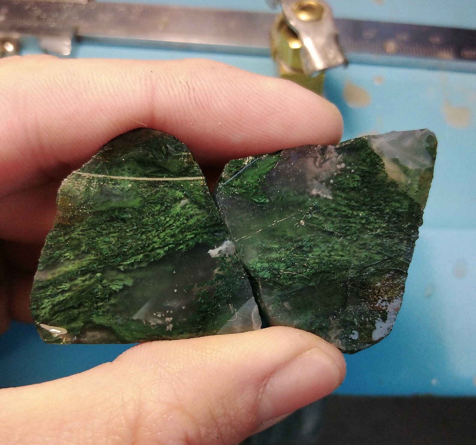 Moss Agate Ear Plugs. Crystal Plugs. Stone Plugs. Custom - Etsy