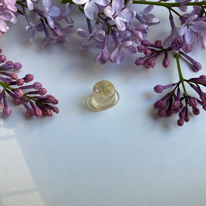 Citrine Labret Plug. Lip Plug. for Stretched Lip. Plug for - Etsy