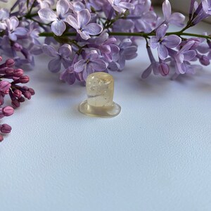 Citrine Labret Plug. Lip Plug. for Stretched Lip. Plug for Stretched ...