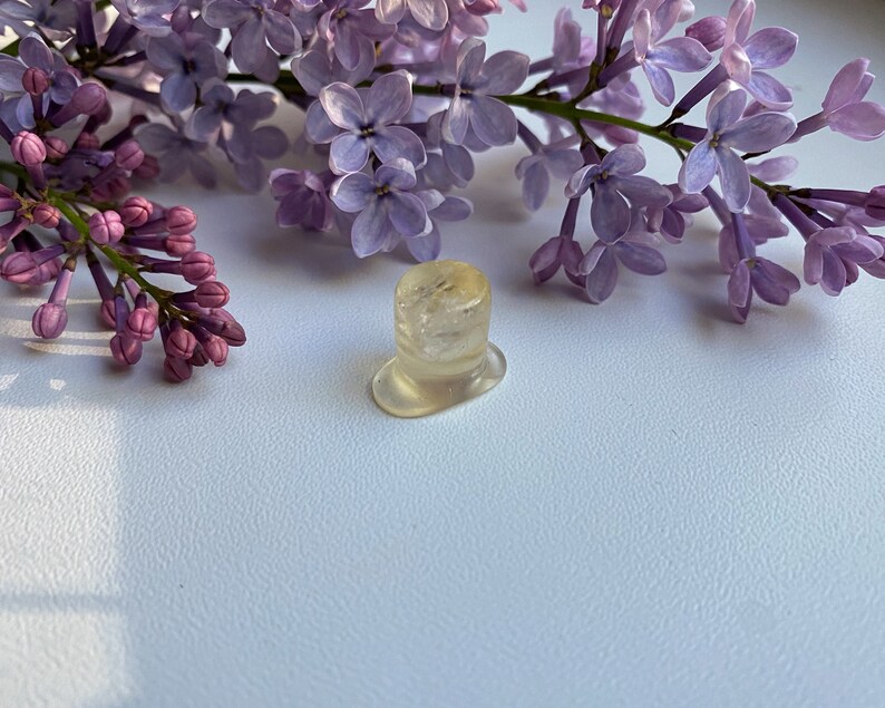 Citrine Labret Plug. Lip Plug. for Stretched Lip. Plug for - Etsy