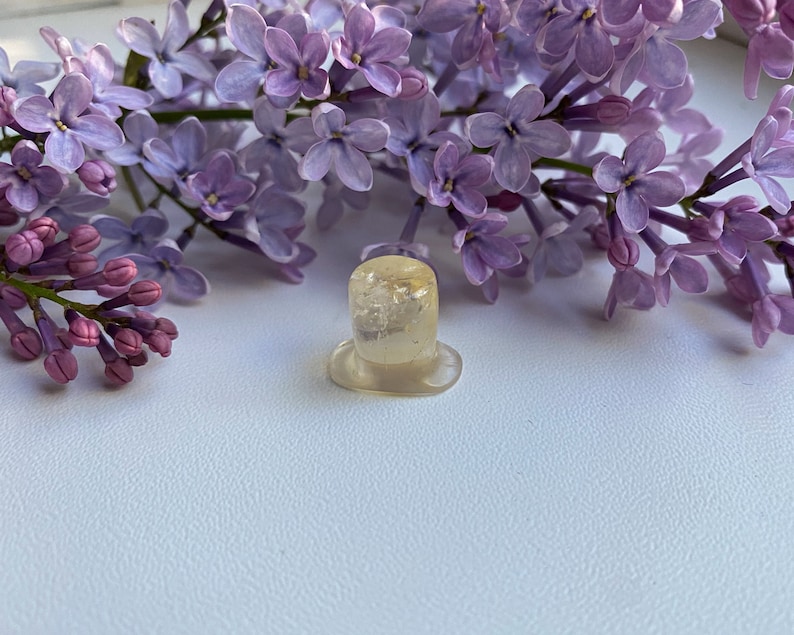 Citrine Labret Plug. Lip Plug. for Stretched Lip. Plug for - Etsy