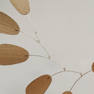Wood Kinetic Mobile. Mid-century Modern Decor. Scandinavian Nordic ...