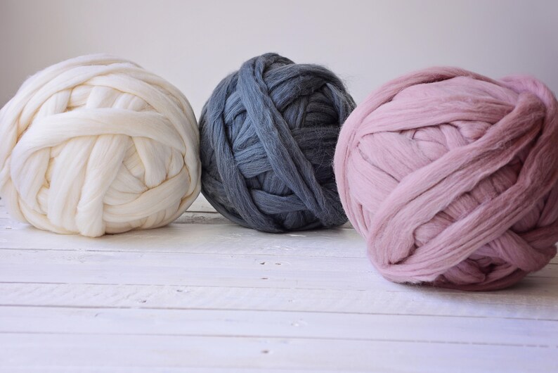 Merino Wool 100% Merino Wool Yarn Chunky Yarn Chunky Wool Bulky Yarn ...