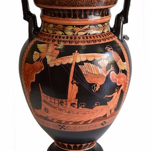 Odysseus Passing the Sirens Red Figure Volute Krater Amphora Vase Siren ...