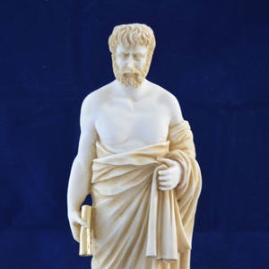 Solon Sculpture Ancient Greek Statesman Lawmaker and Poet Great Aged ...