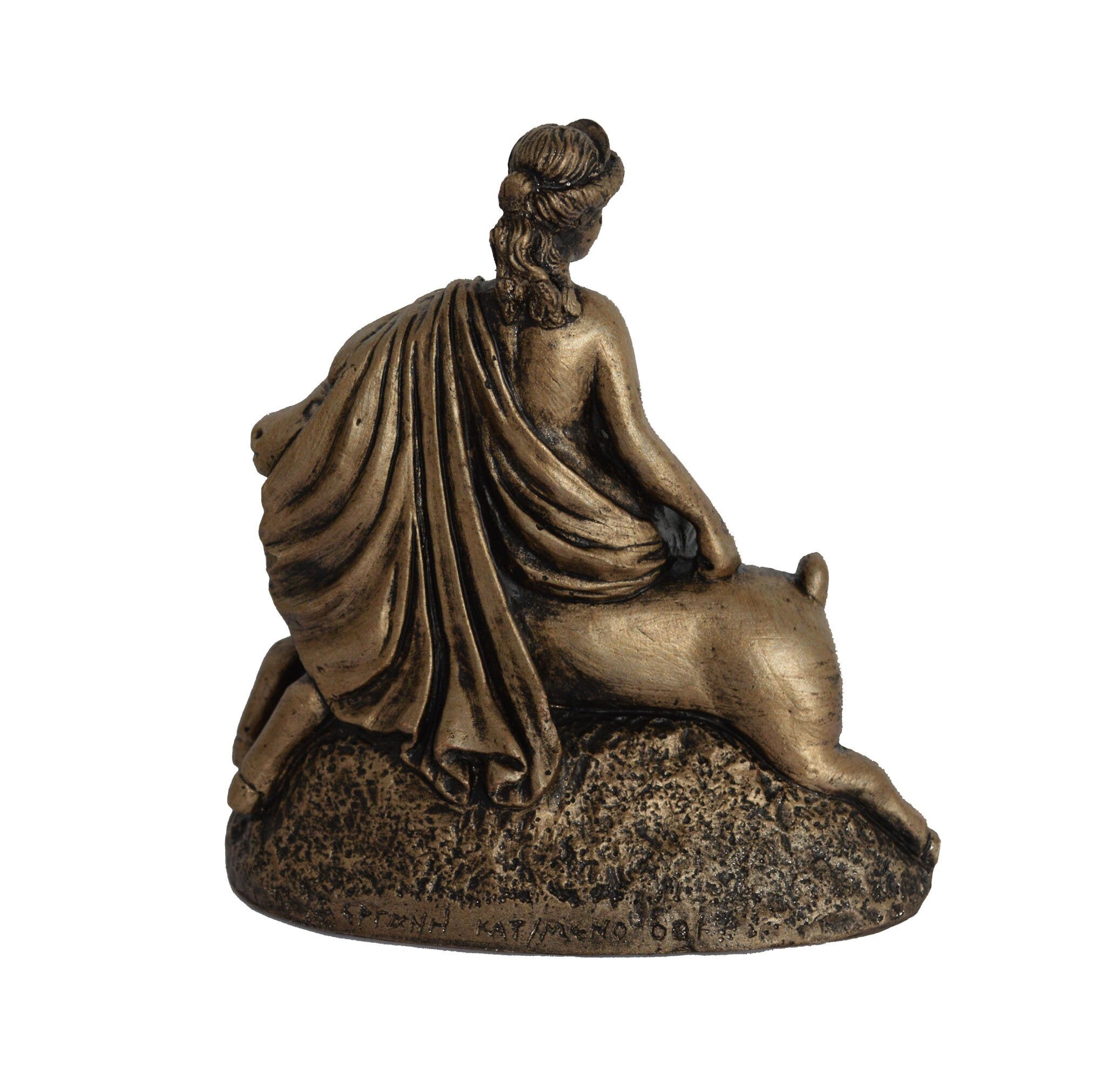 Zeus and Europa Europe Sculpture Statue Artifact Bronze Effect - Etsy UK