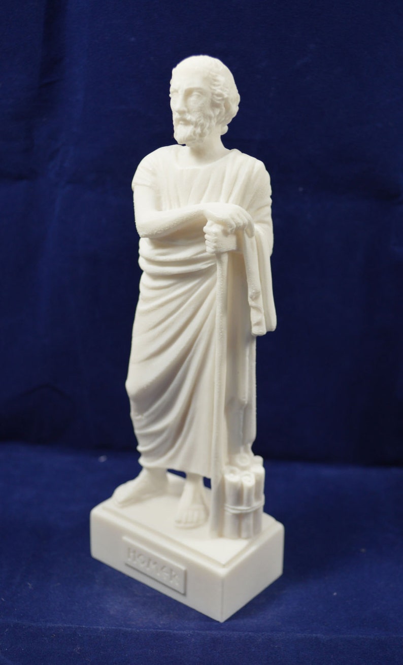 Homer Sculpture Ancient Greek Poet Statue - Etsy