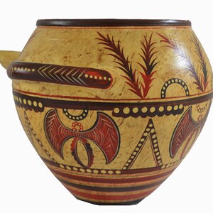 Minoan Pottery Amphora Vase Labrys Double Axe Design Ancient Crete ...