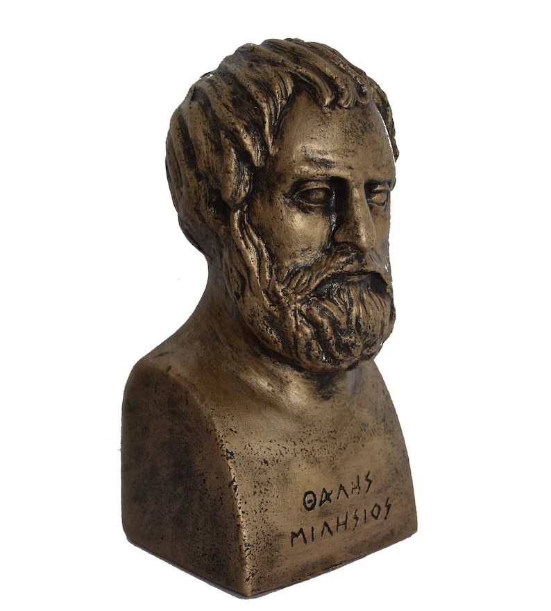 Thales of Miletus Ancient Greek First Philosopher Sculpture - Etsy