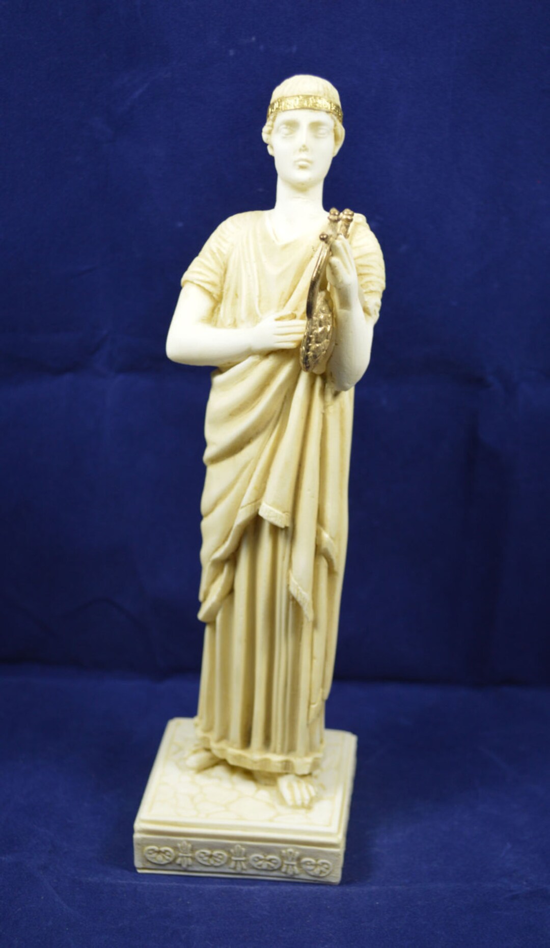 God Apollo Statue Ancient Greek God of Sun and Poetry Aged Sculpture - Etsy