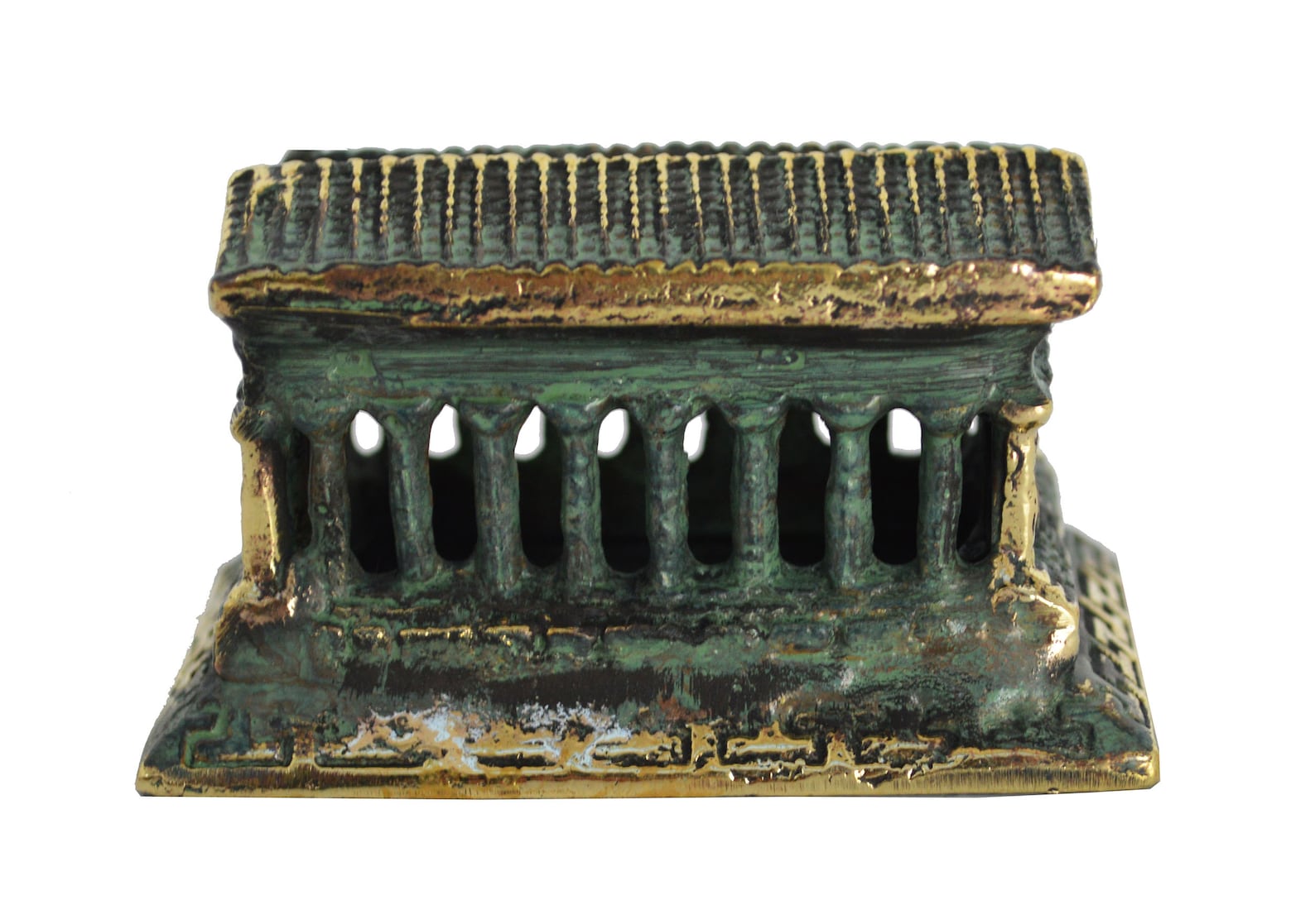 Acropolis Parthenon Temple Mini Bronze Statue Sculpture | Etsy