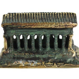 Acropolis Parthenon Temple Mini Bronze Statue Sculpture Symbol of ...