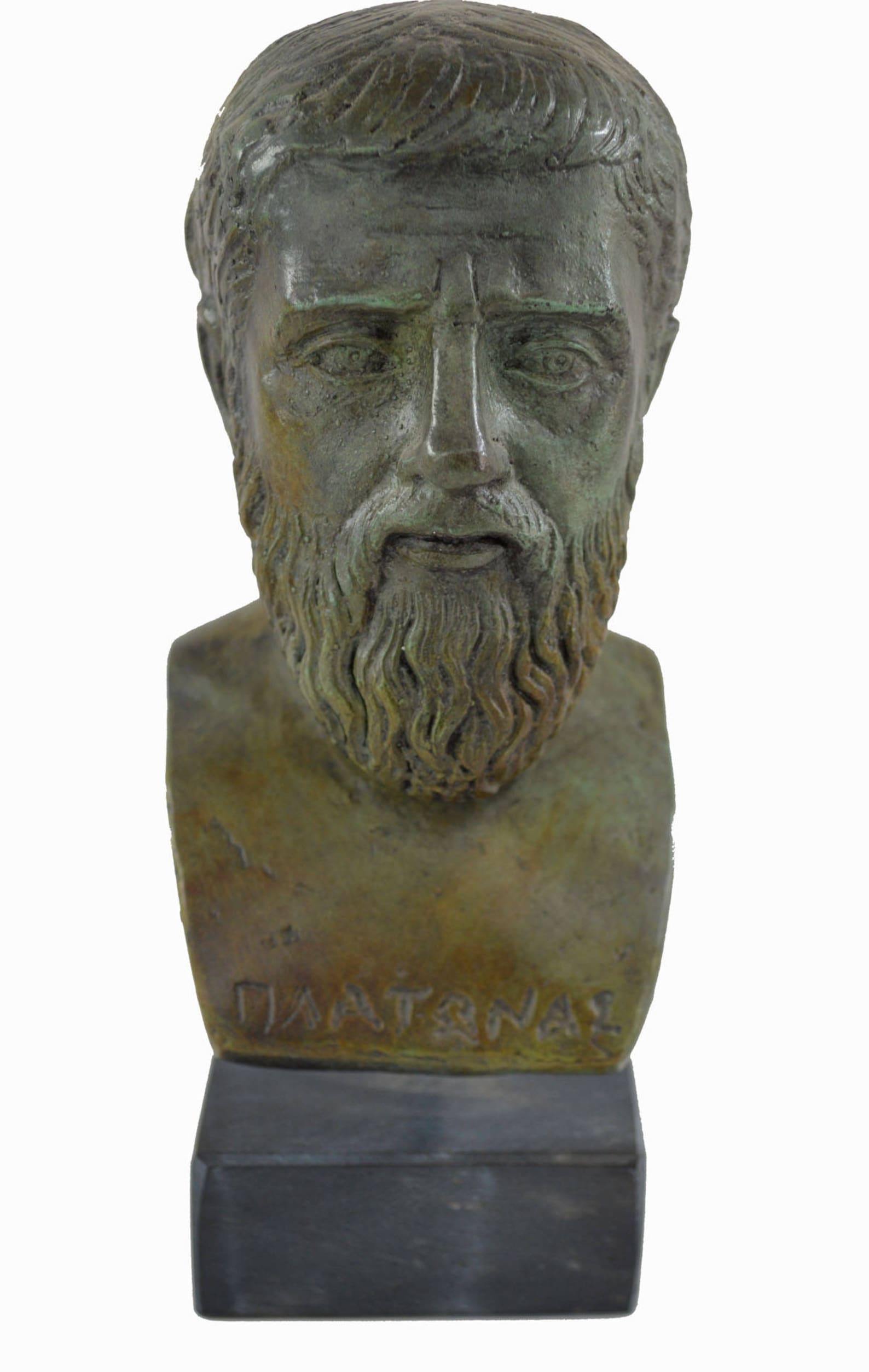 Plato Sculpture Bust Ancient Greek Philosopher Bronze Artifact - Etsy