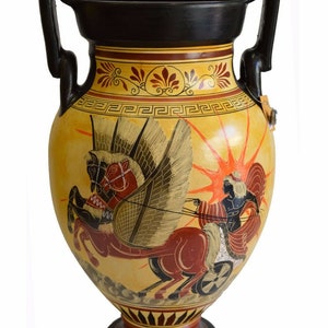 Apollo Riding the Sun Chariot God of Light Goddess Athena With Poseidon ...