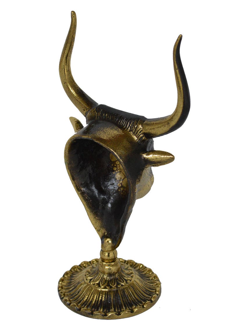 Minoan Bull Bronze Head Minoan Art Rhyton Knossos | Etsy