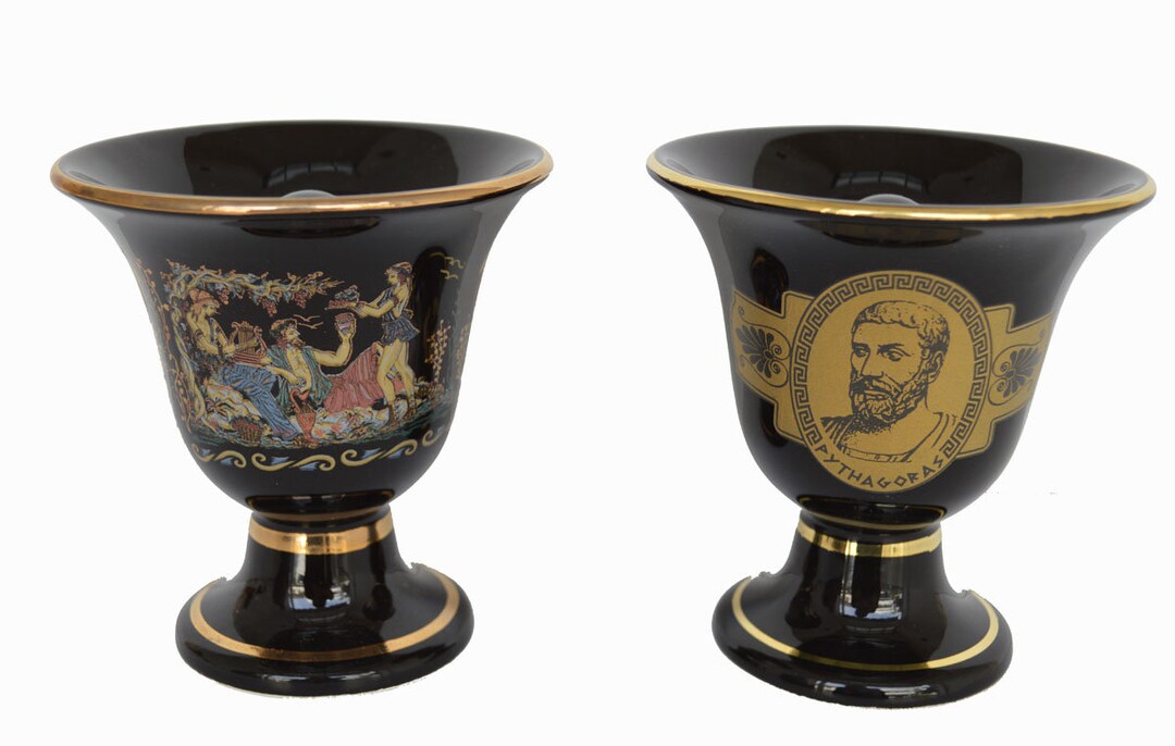 Pythagoras Cup Dionysus Pythagoras Black Two Quality Cups - Etsy