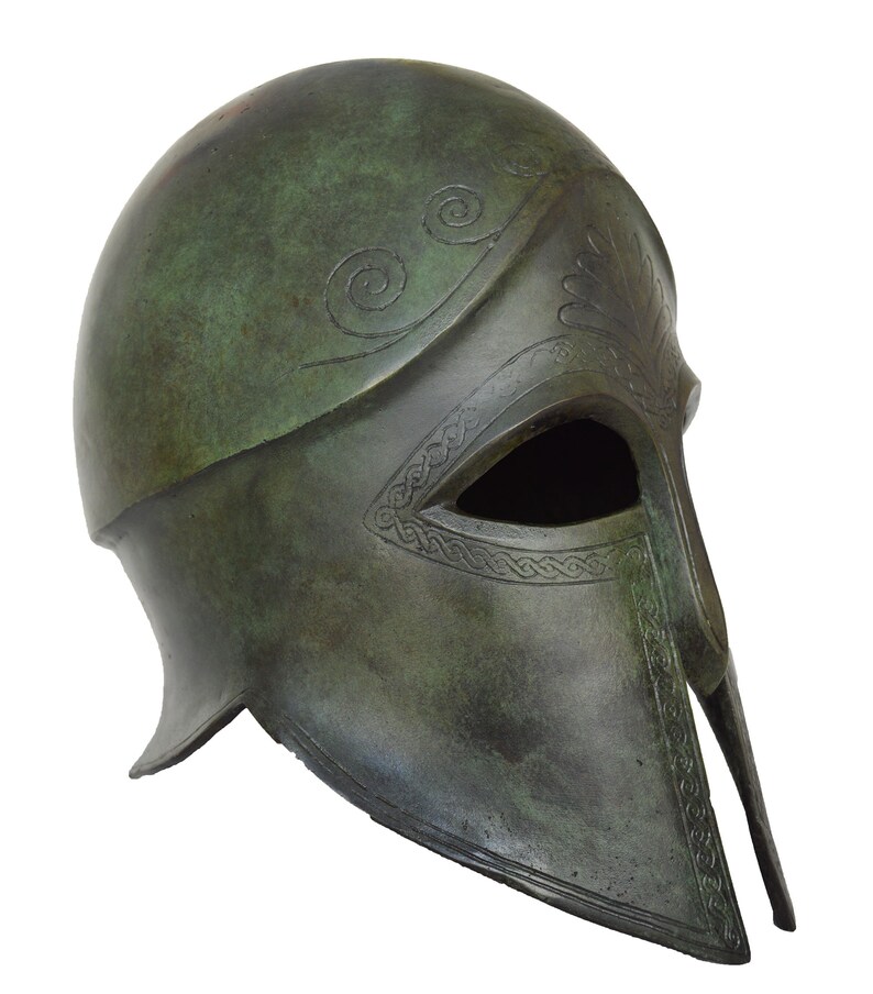 Corinthian Bronze Helm Handgefertigt in Griechenland - Etsy.de