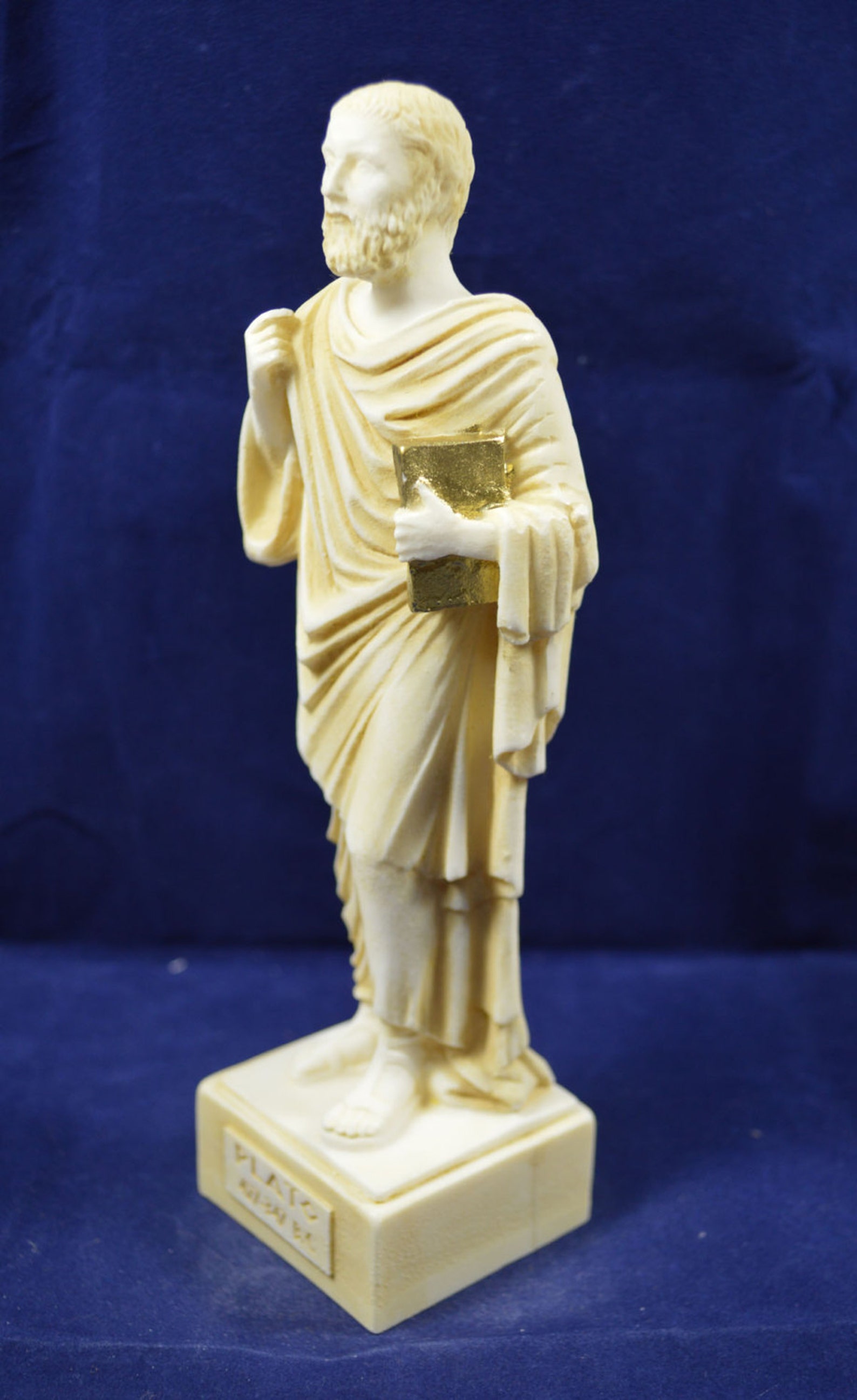 Plato Sculpture Ancient Greek Philosopher Aged Statue | Etsy