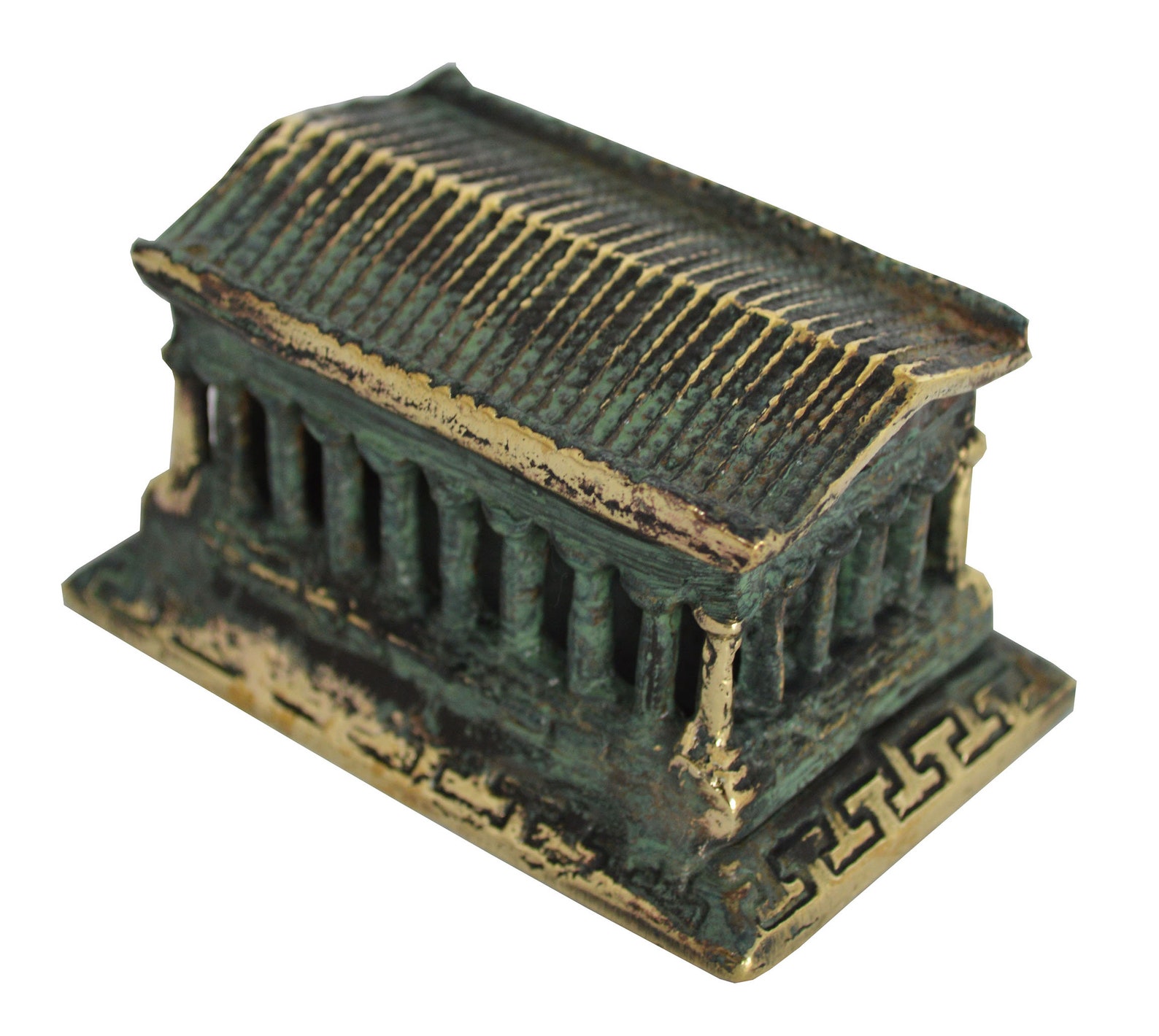 Acropolis Parthenon Temple Mini Bronze Statue Sculpture - Etsy