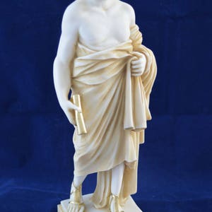 Solon Sculpture Ancient Greek Statesman Lawmaker and Poet Great Aged ...