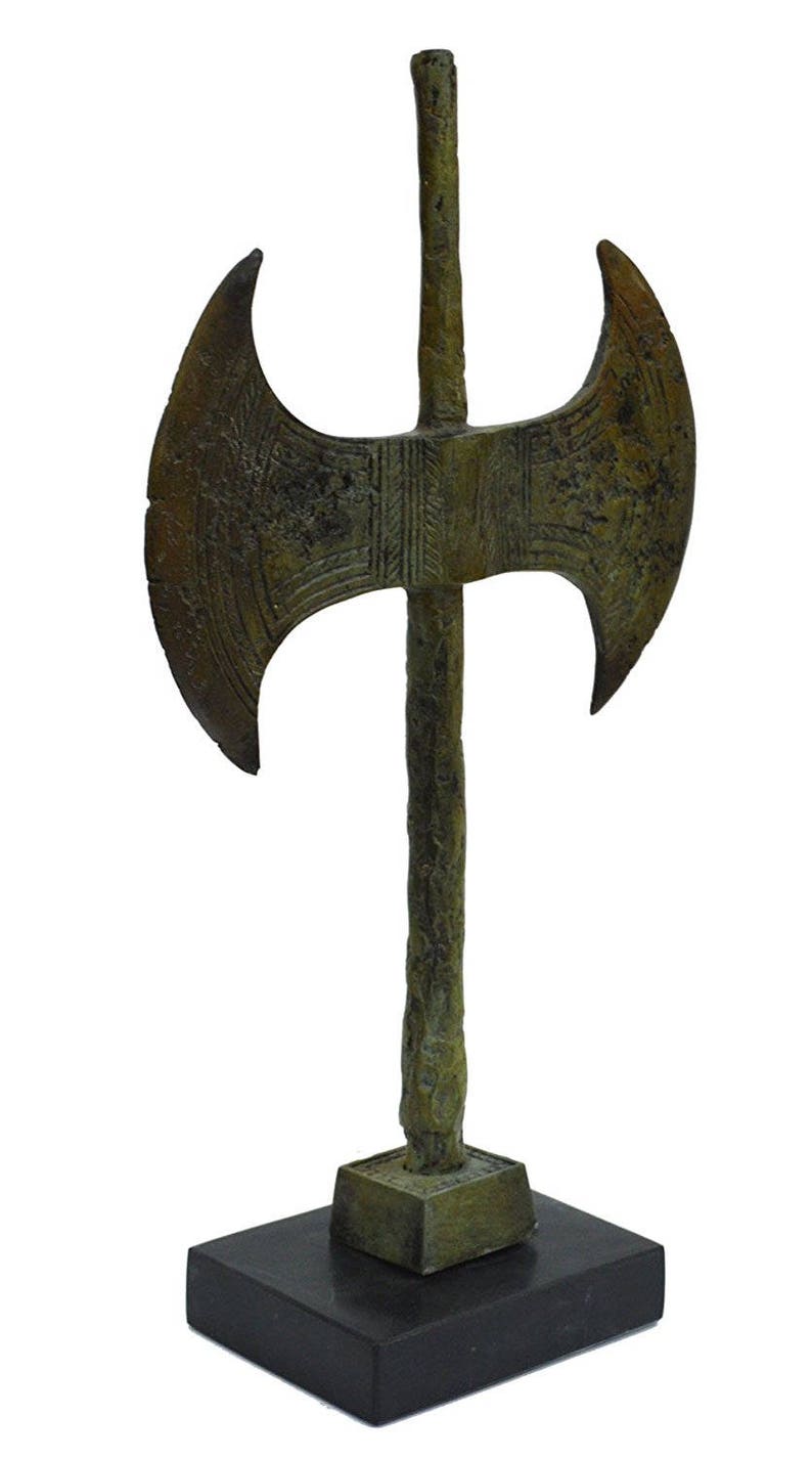 Double Axe Bronze Labrys Reproduction Minoan Period - Etsy