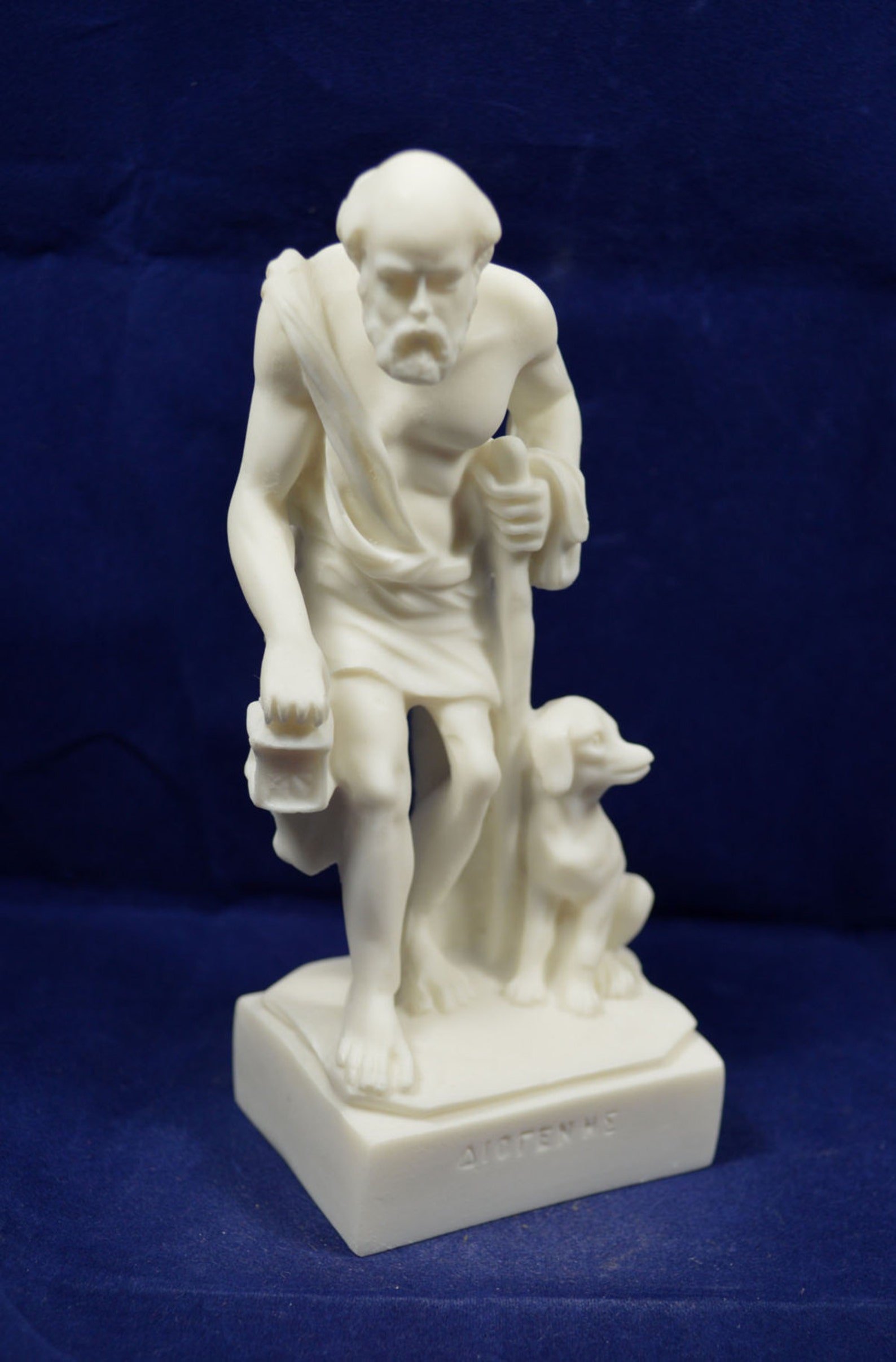 Diogenes sculpture the cynic statue ancient Greek philosopher | Etsy