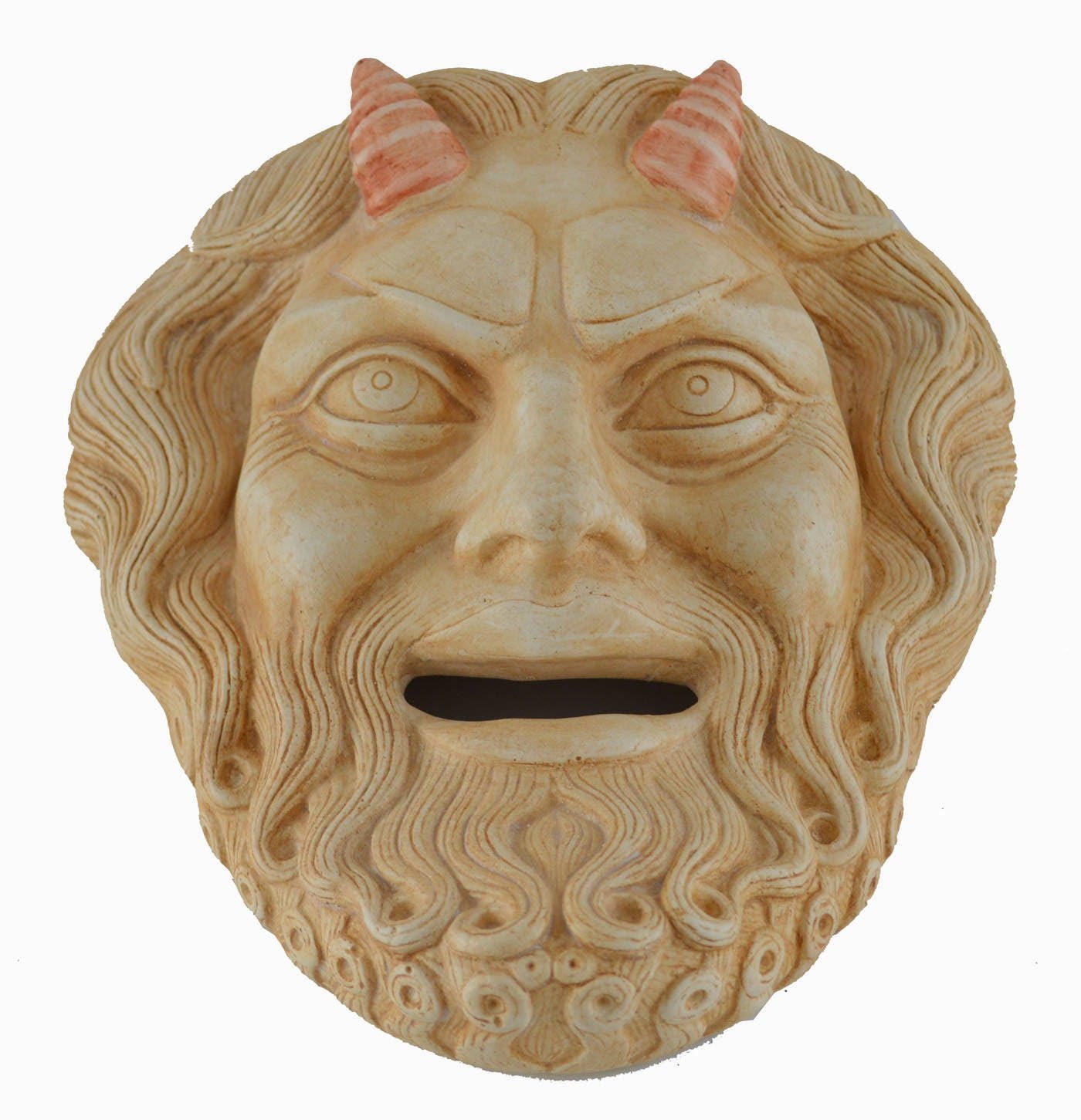 Pan Mask Dionysos God of Wild Ancient Greece Panas - Etsy