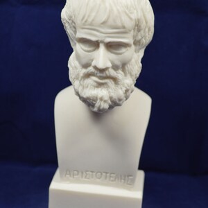 Aristotle Sculpture Aristoteles Ancient Greek Philosopher Alabaster ...