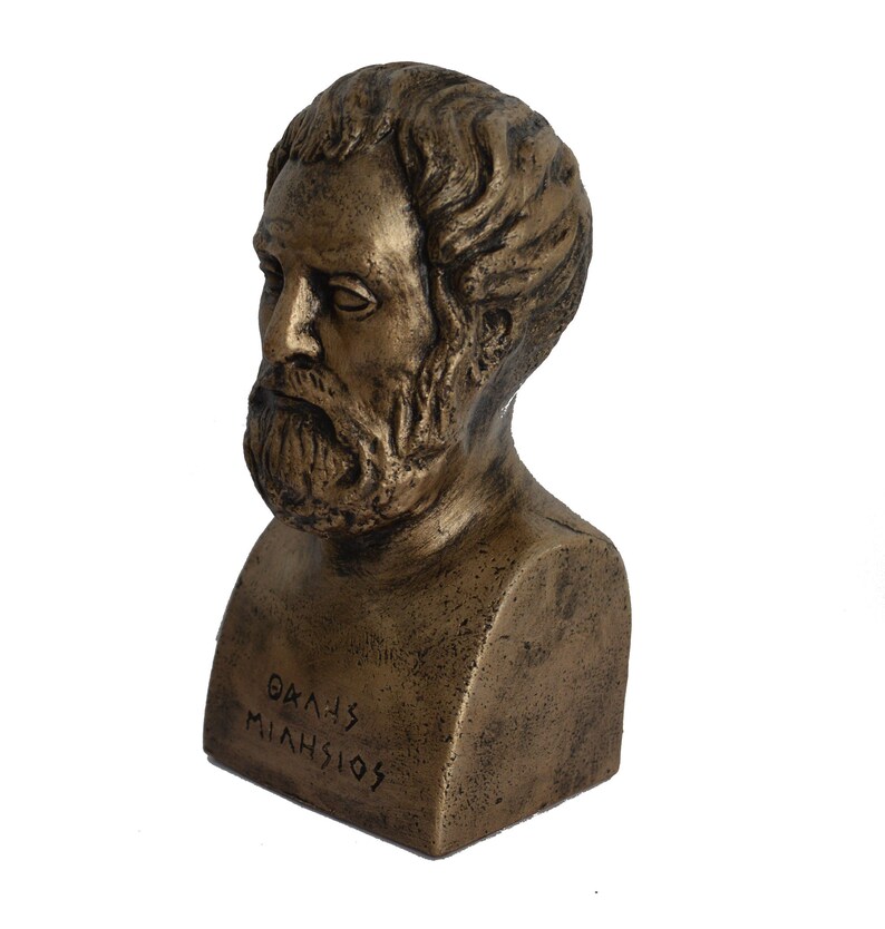 Thales of Miletus Ancient Greek First Philosopher Sculpture - Etsy